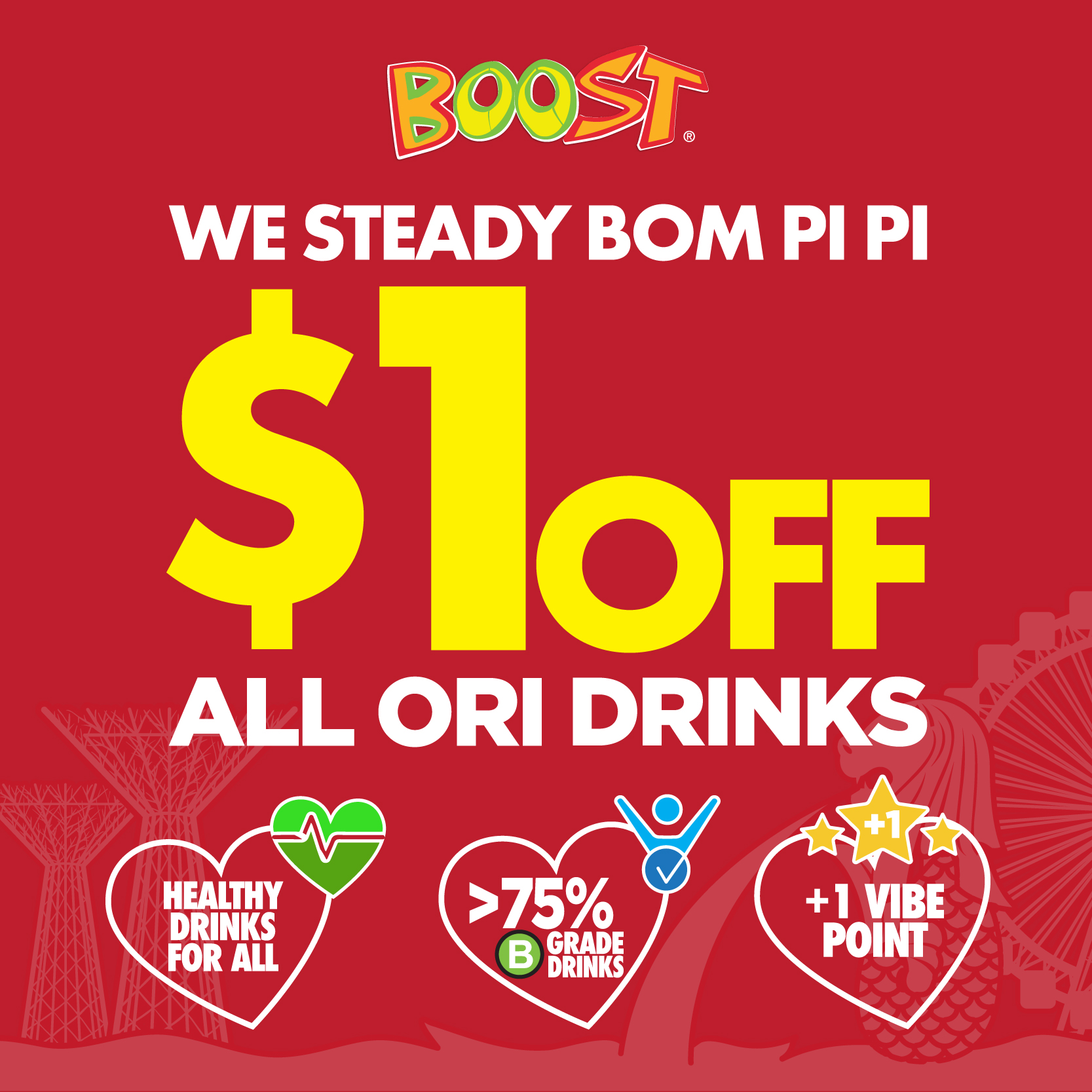 All for One, $1 Off For All (Ori) - Boost Juice