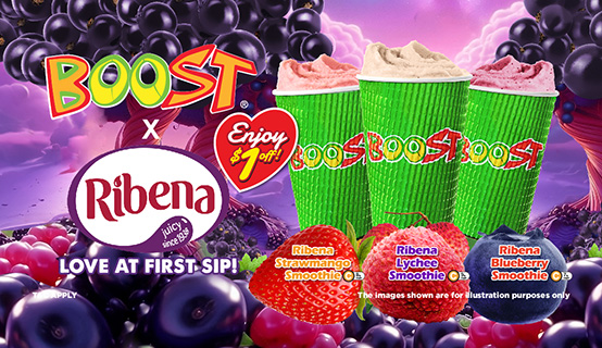 Boost X Ribena, Love at First Sip - Boost Juice